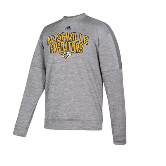 adidas | Shirts | Nashville Predators Team Issue Crew Sweatshirt | Poshmark